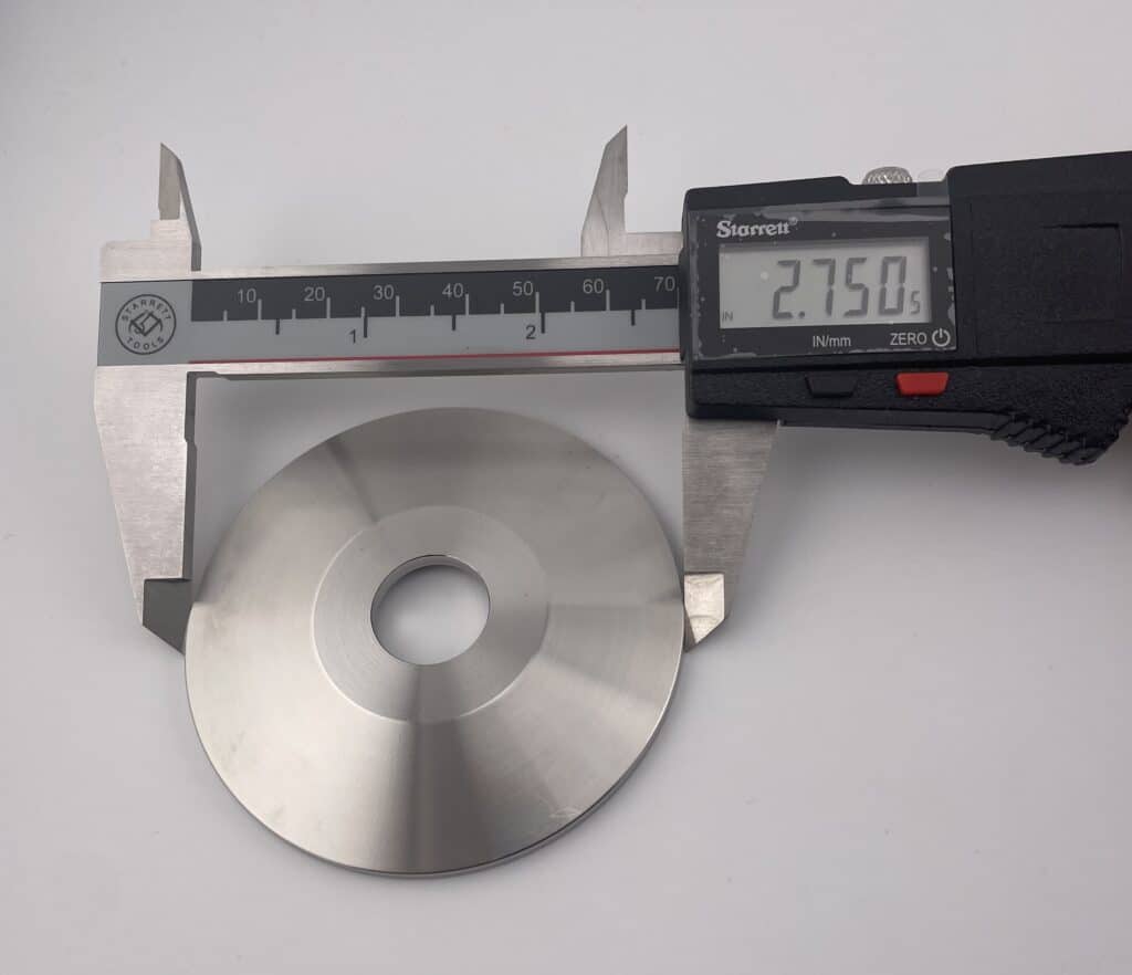 Arbor Bench Grinding Washers 2-3/4″ OD x 5/8″ ID – Stainless Steel CNC ...